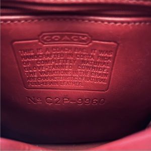 Coach | Bags | Coach 996 Vintage Leather Backpack In Cherry Red | Poshmark